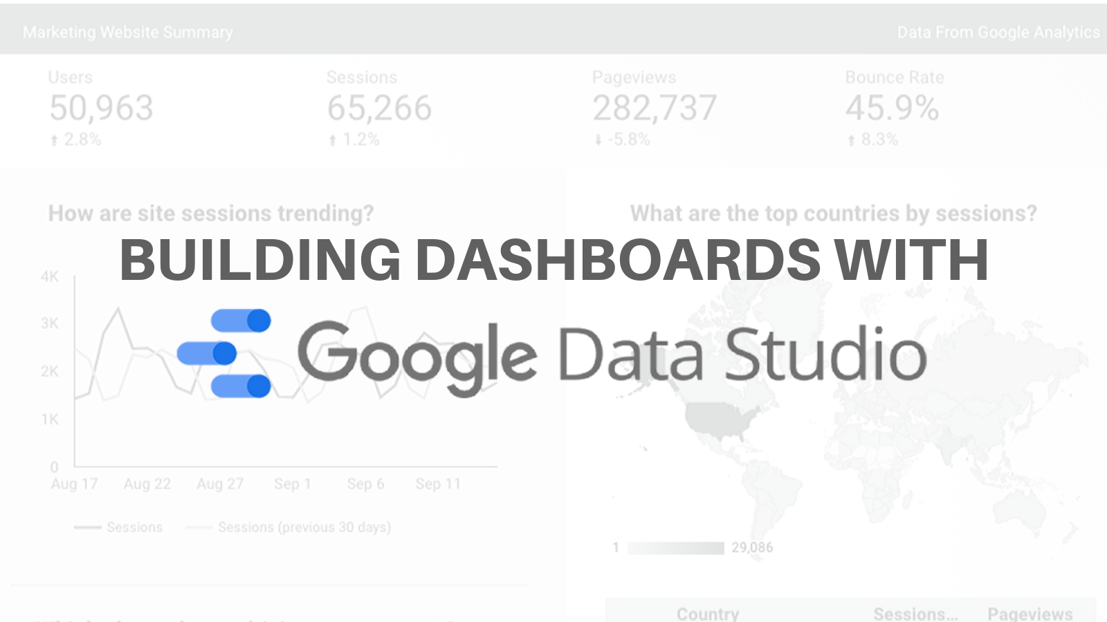 Building Best in Class Dashboards in Data Studio, and Stories From the ...