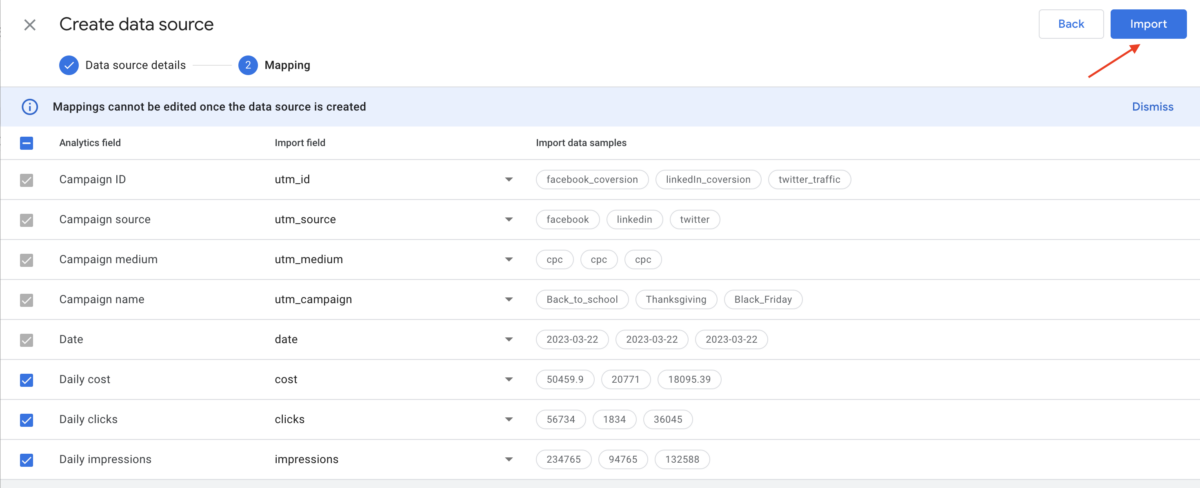 Overview of Data Import in Google Analytics 4