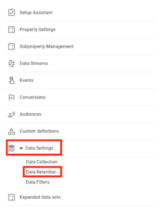 Google Analytics 4 Data Retention Settings 101