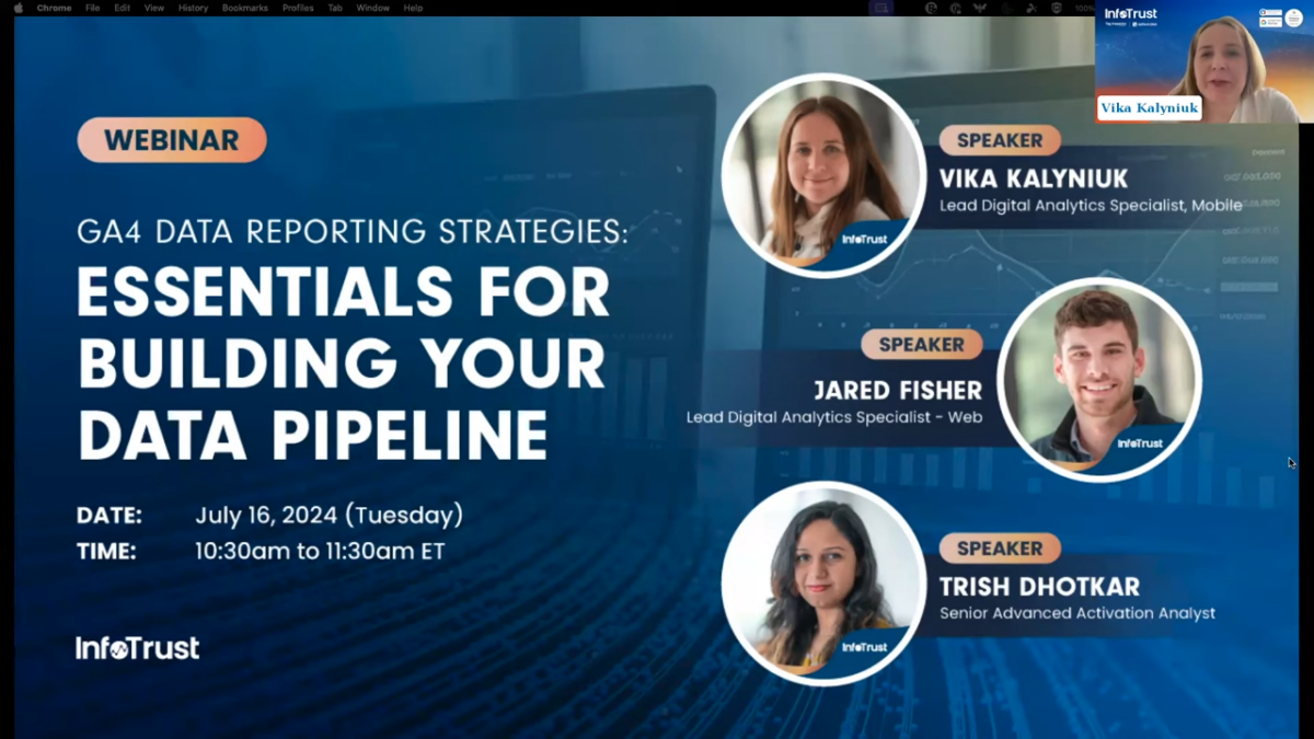 [Webinar] GA4 Data Reporting Strategies: Essentials for Building Your Data Pipeline - InfoTrust
